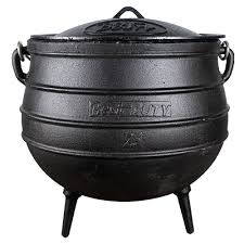 Pot 3 Leg No.25 Potjie Cast Iron Black | Crockery Centre