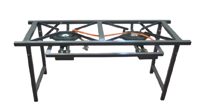 Stove 2 Burner Gas With Removable Legs - Basics Range | Crockery Centre